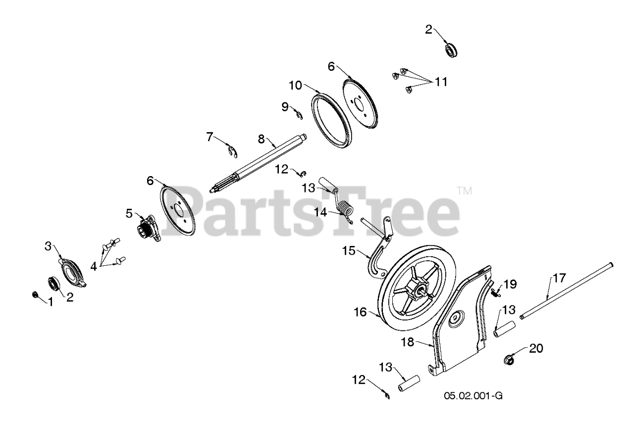 Husqvarna ST 224 (961930096-06) - Husqvarna 24" Snow Blower (2019-03 ...