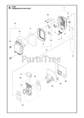 360 BT - Husqvarna Backpack Blower Parts Lookup with Diagrams | PartsTree