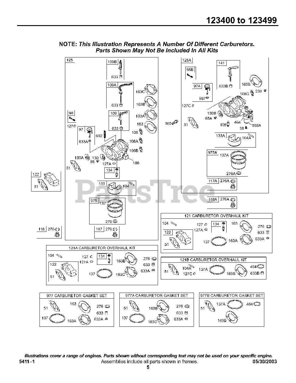 Briggs & Stratton 123432-0267-E1 - Briggs & Stratton Horizontal Engine ...